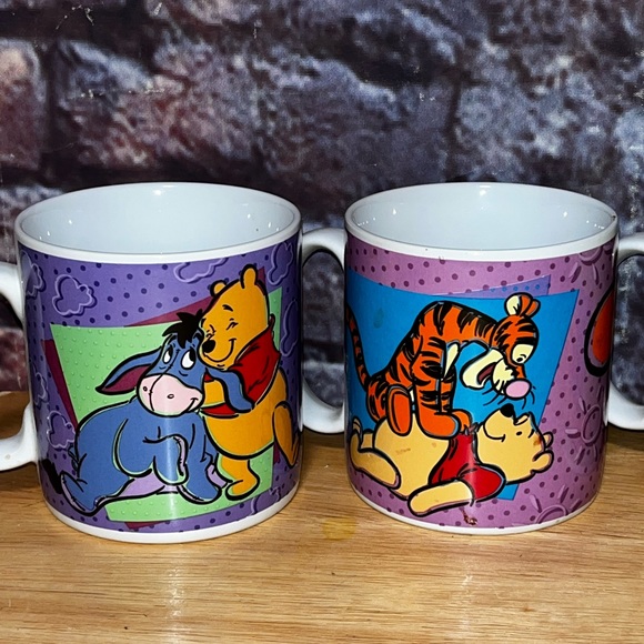 Disney | Kitchen | Disney 997 Vtg Winnie The Pooh Piglet Tigger Eeyore ...